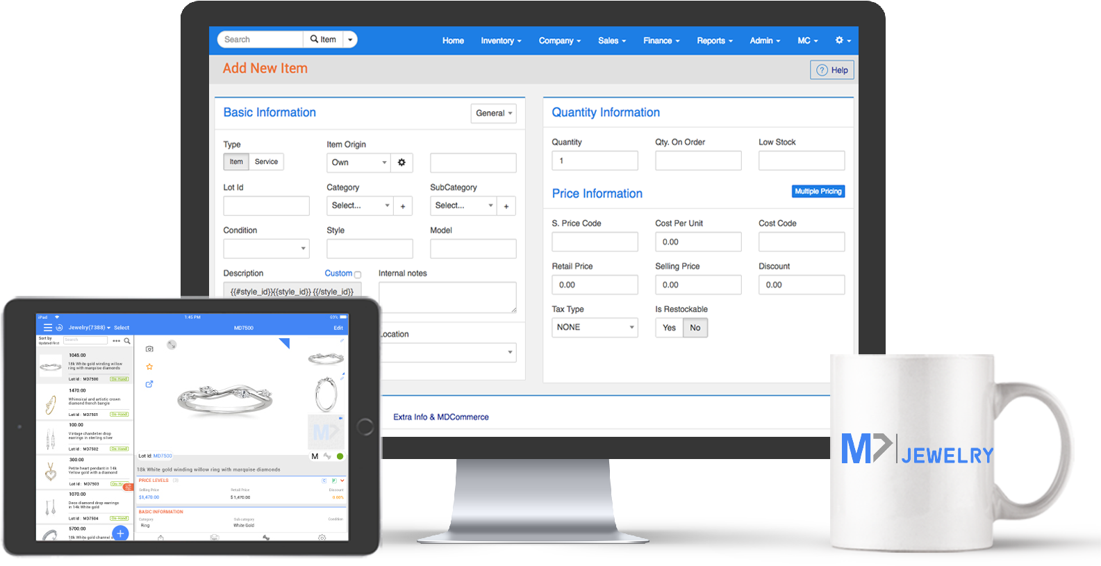 MDJewelry - Diamond and jewelry software & mobile app for your business